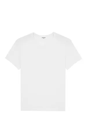 Saint Laurent Fitted Crewneck T-shirt - Blanc