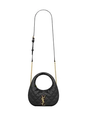 Saint Laurent Quilted Nappa Icarino Mini Bag - Black