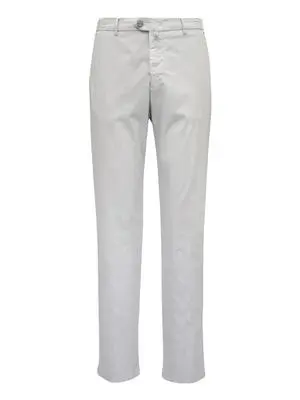 Kiton Belt-loop Buttoned Trousers - Grey