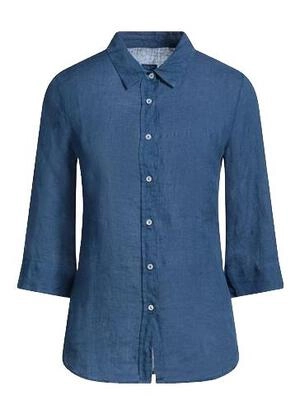 120% Lino Shirt Linen - Navy