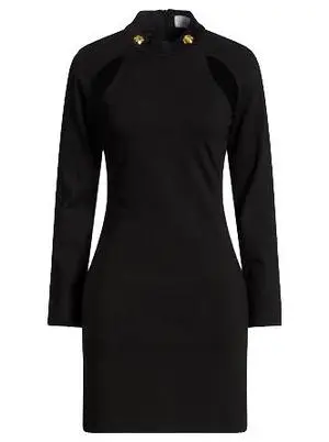 GAËLLE PARIS Cut-out Crewneck Mini Dress - Black