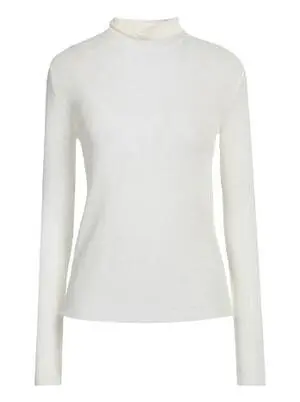 JIL SANDER JIL SANDER Cream Wool Turtleneck