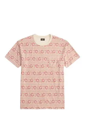 Ralph Lauren Print Jersey Pocket T-shirt - Red/multi