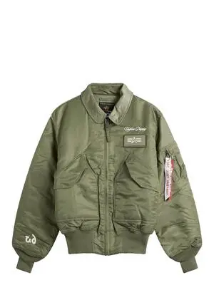 Alpha Industries X Uniform Display Cwu-45 Bomber Jacket - Green