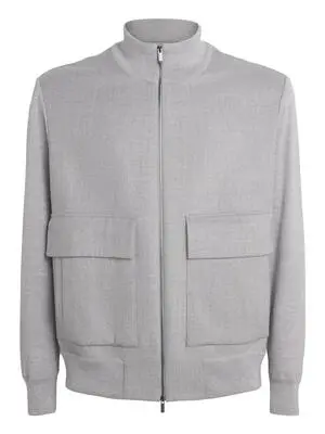 PAUL & SHARK Paul & Shark Wool-Silk Bomber Jacket