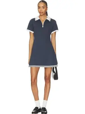 Varley Valentina Court Dress - Navy