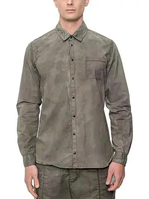 MD75 Chest-pocket Shirt - Grey