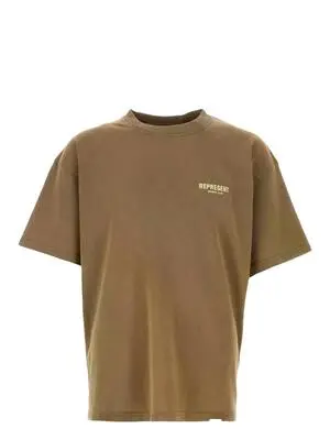 REPRESENT Owners' Club Logo-print T-shirt - Brown