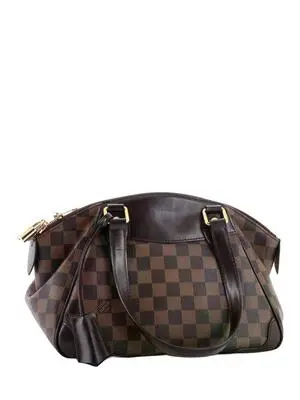 LOUIS VUITTON Verona Handbag Damier Pm Shoulder Bag - Brown