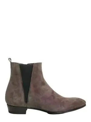 LIDFORT Suede Zip-fastening Ankle Boots - Grey