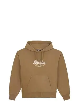 Dickies Logo Print Hoodie - Brown