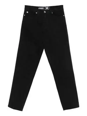 John Richmond Logo Plaque Jeans - Black