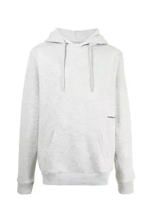 SOULLAND Side Logo Print Hoodie - Grey