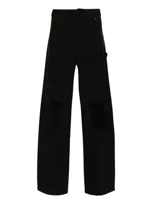 HAN KJØBENHAVN Ripped Straight-leg Jeans - Black