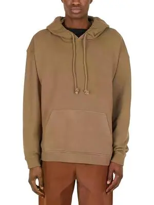 META CAMPANIA COLLECTIVE Cotton Hoodie - Brown