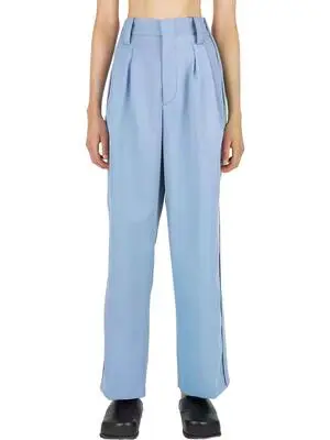MERYLL ROGGE Pleated Belted Trousers - Blue