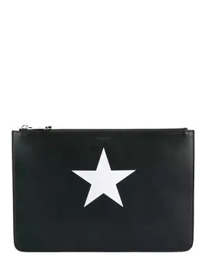 Givenchy Star Print Iconic Pouch - Black