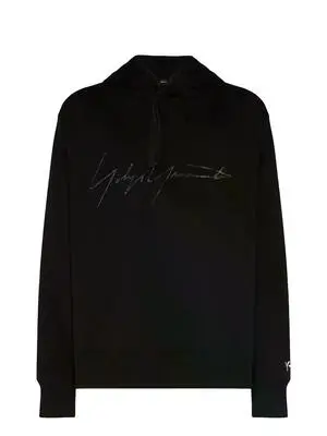 Y3 Signature Logo Hoodie - Black