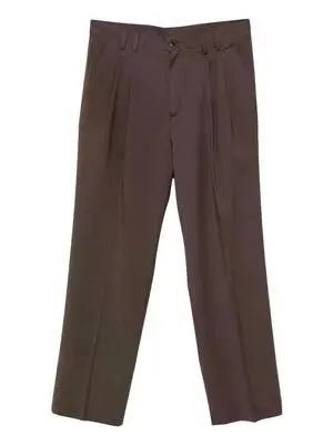 COSTUMEIN Norrie Pleated Straight-leg Trousers - Brown