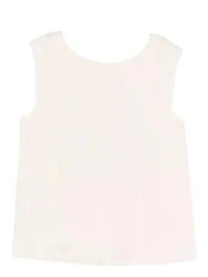 SUSANNE BOMMER Sleeveless A-line Top - Neutrals