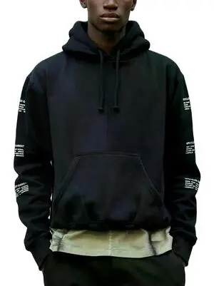 SPACE AVAILABLE Plant Based Graphic Hoodie - Black