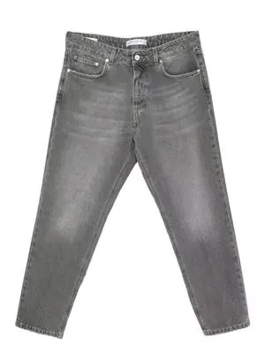 BE ABLE Leonardo Faded Effect Whiskered Jeans - Grey