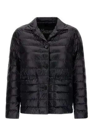 Herno Herno Ultralight Quilted Blazer Black