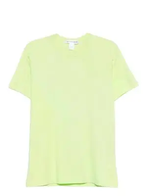 Comme Des Garçons Logo-print Crew-neck T-shirt - Green