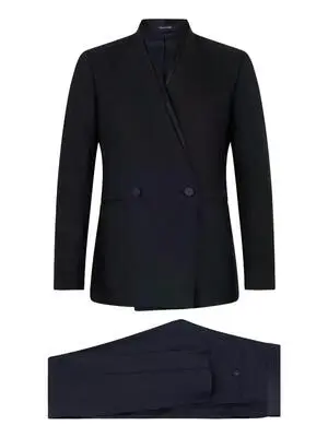 TAGLIATORE Double-breasted V-neck Suit