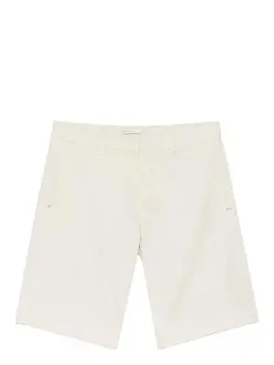 ENTRE AMIS Danubio Pressed-crease Shorts - Neutrals