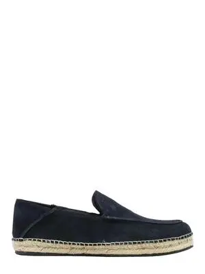 Guess Suede Espadrille Loafers - Blue