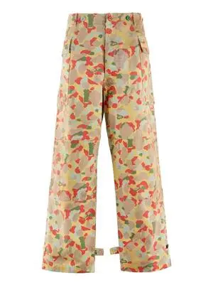SAINT MXXXXXX Camouflage-print Cargo Pants - Neutrals