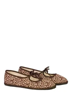 VIBI VENEZIA Brigitte Ballet Flats - Brown