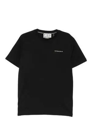John Richmond Logo-detail T-shirt - Black