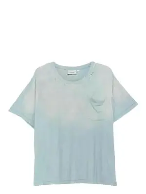 FOUND Distressed Pocket T-shirt - Blue