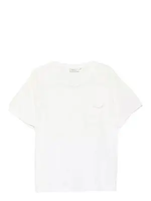 FOUND Distressed Pocket T-shirt - White
