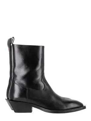 AeydĒ Luis Pointed-toe Ankle Boots - Black