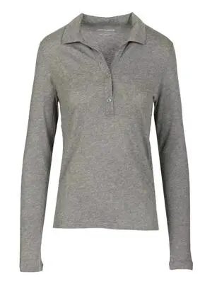 AL DUCA D’AOSTA 1902 Long-sleeve Polo Shirt - Grey