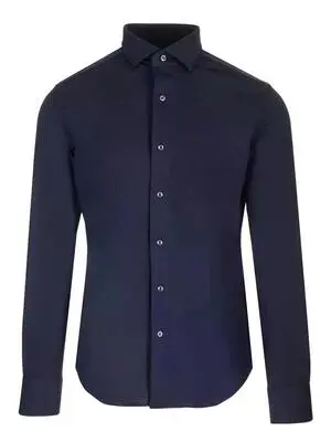 AL DUCA D’AOSTA 1902 Slim-fit Jersey Shirt - Blue