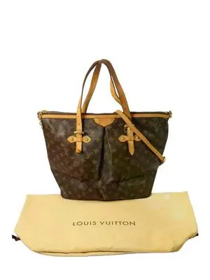 LOUIS VUITTON Monogram Canvas Palermo Tote Bag - Brown
