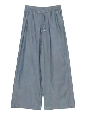 Fedeli Cotton Trousers - Blue