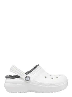 CROCS Classic Lined Clog - White/grey