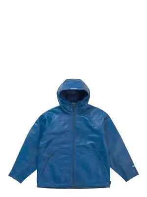 Supreme Goretex Ostrich Embossed Leather Jacket - Blue