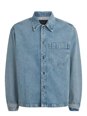 Rag & Bone Denim Astor Overshirt - Blue