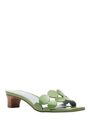 FRANCES VALENTINE Sandy Block Heel Sandal - Green