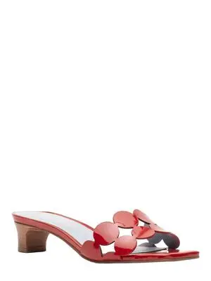 FRANCES VALENTINE Sandy Block Heel Sandal - Red