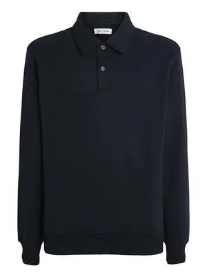 SAMSØE SAMSØE Cotton-blend Samarcel Polo Shirt - Navy