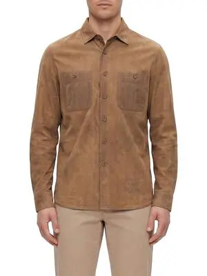 Aspesi Suede Shirt - Brown
