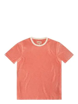 &SONS TRADING CO White / Red Lugger T-shirt Red/white - White/red