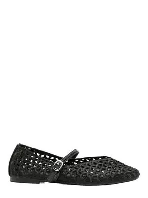 EXÈ Exe Cut-out Buckle-fastening Ballet Flats - Black